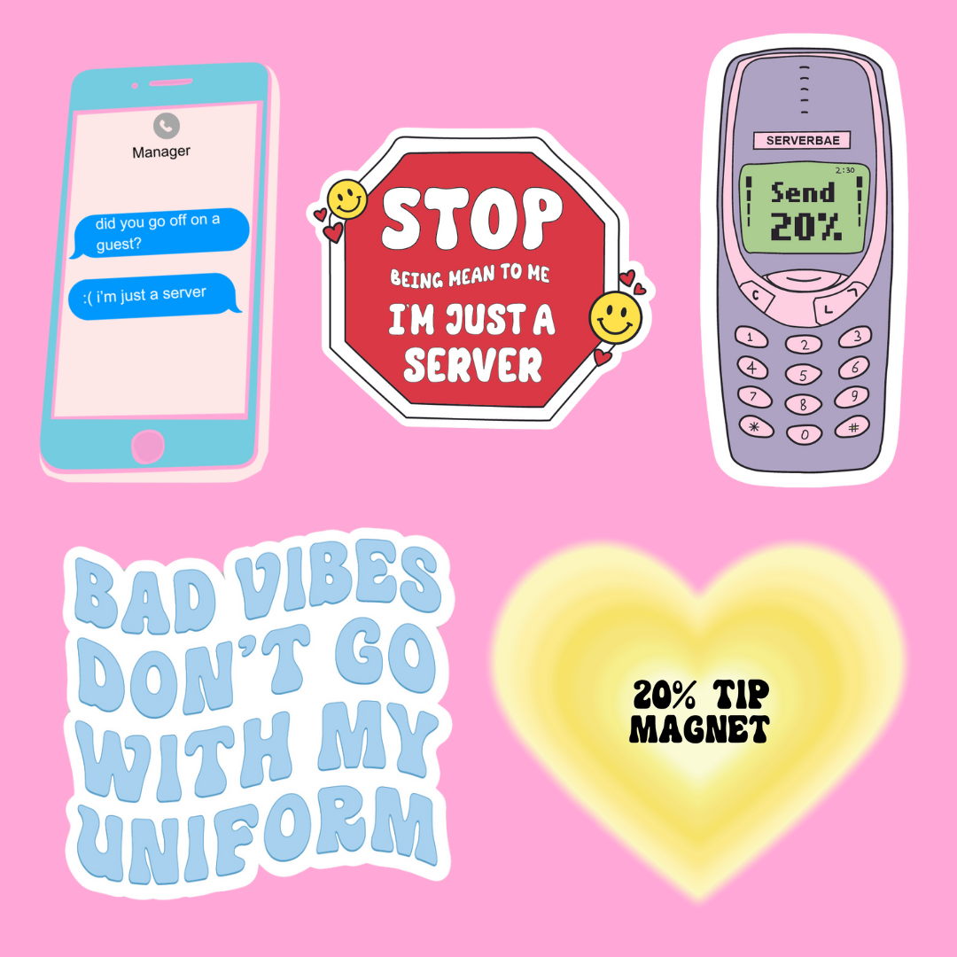 Top 20 Stickers - Server Bae Bundle – Truly Tay