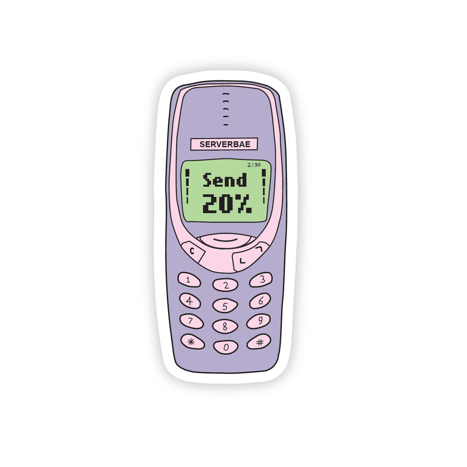Server Bae Hotline Sticker – Truly Tay
