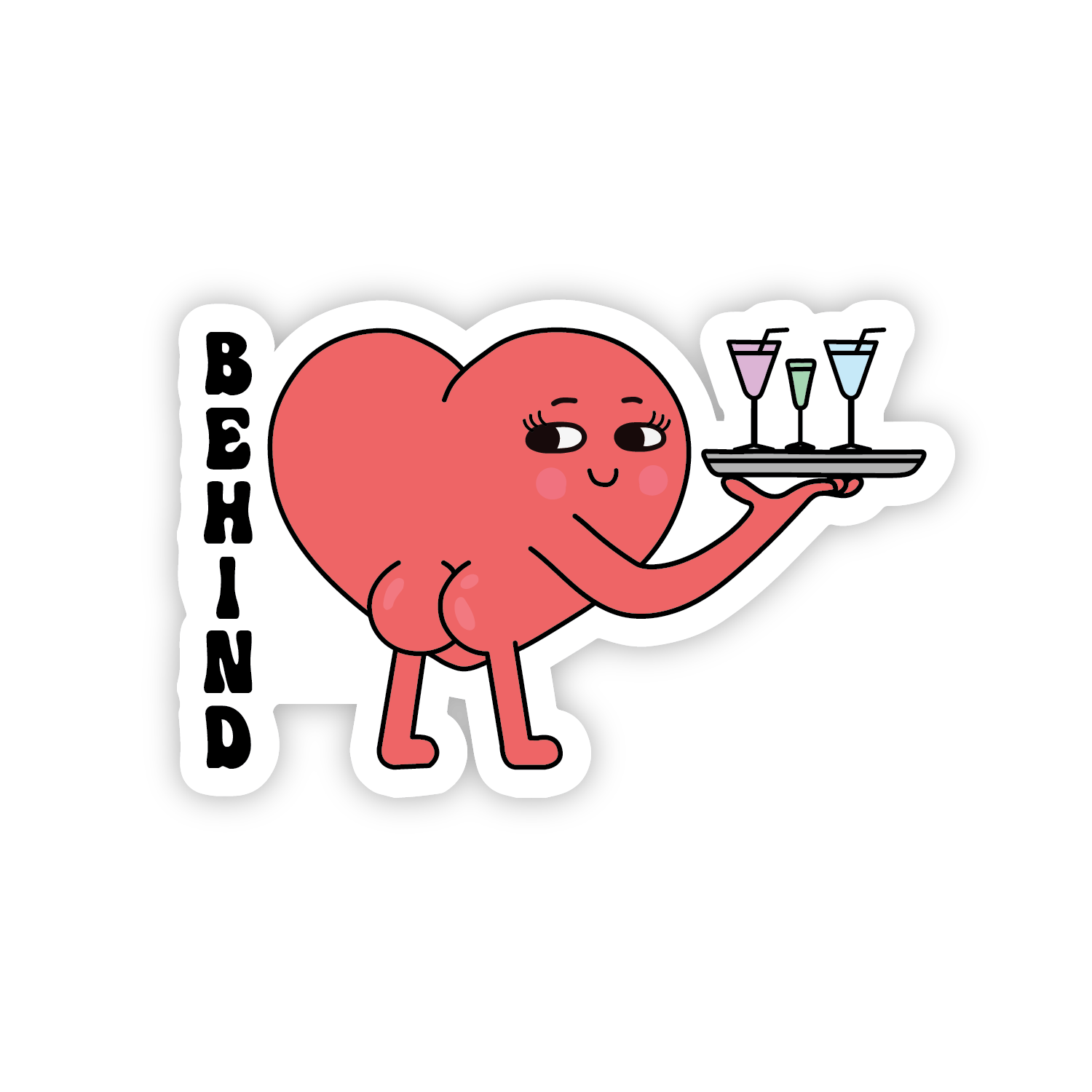 "Behind" Sticker – Truly Tay